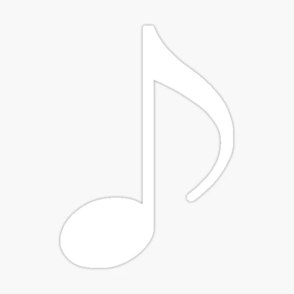 White Music Note Icon