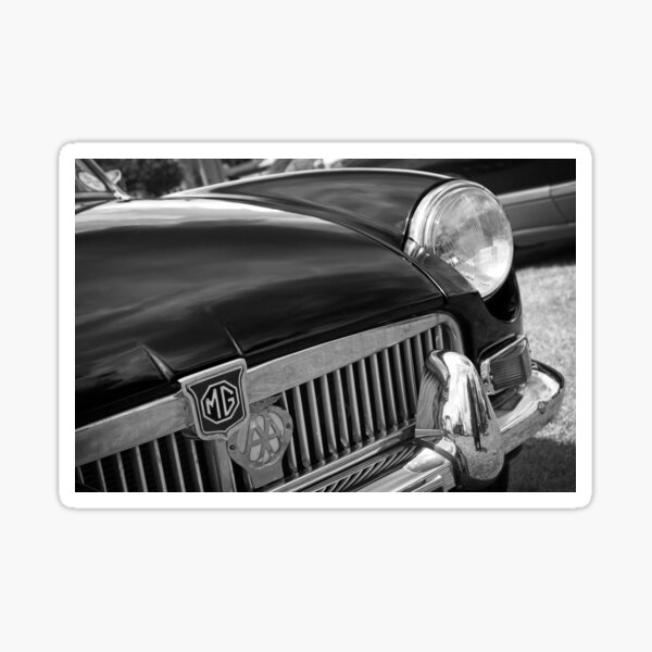 "Classic MG Sports Car Front" Sticker by robcole | Redbubble