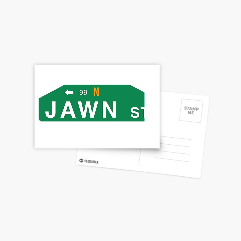 "Jawn " Sticker for Sale by modestineArt | Redbubble