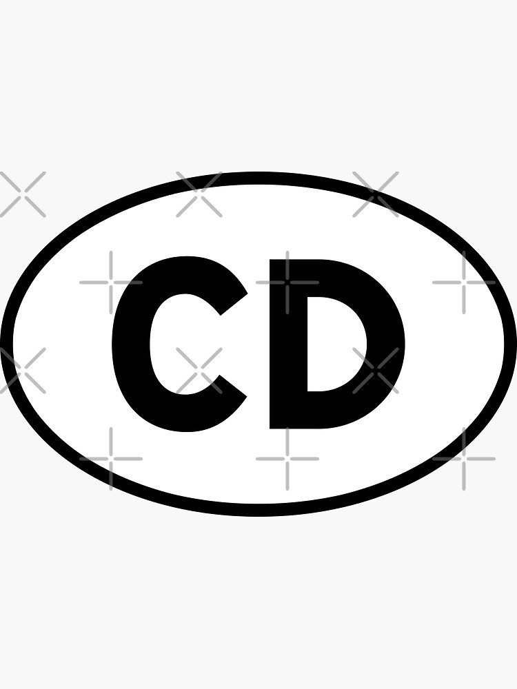 "Oval CD" Sticker for Sale by ovals2 | Redbubble