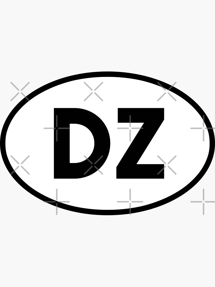 "Oval DZ" Sticker for Sale by ovals2 | Redbubble