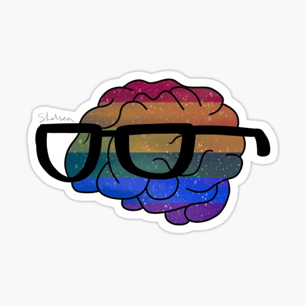 "Rainbow Galaxy Logan Sanders Logo" Sticker for Sale by shelnyx | Redbubble