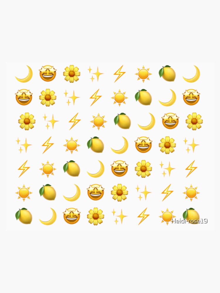 "Yellow collage" Sticker for Sale by Heidi-rose19 | Redbubble