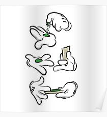 Mickey Mouse Weed Posters | Redbubble