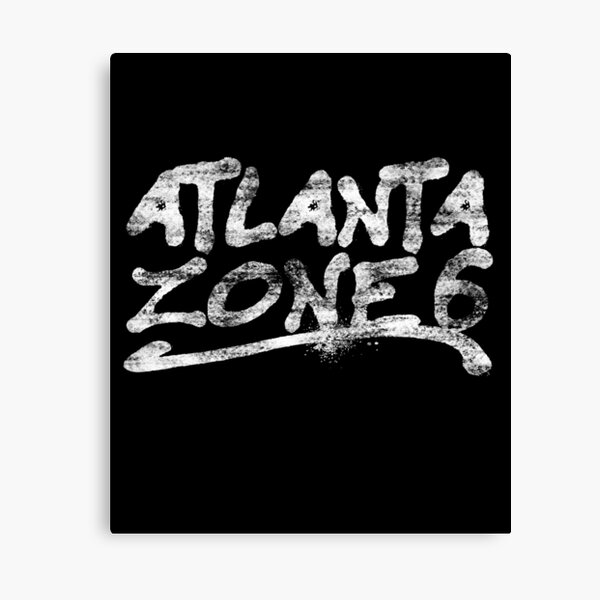 "Urban Atlanta Zone 6 Rapper Made" Canvas Print for Sale by Nordic ...