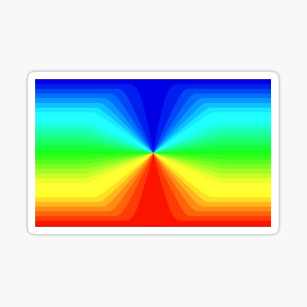 "80s Retro Rainbow Layers Design" Sticker for Sale by Dator | Redbubble