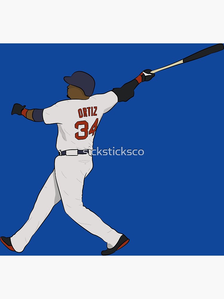 "Big Papi" Poster for Sale by sicksticksco | Redbubble