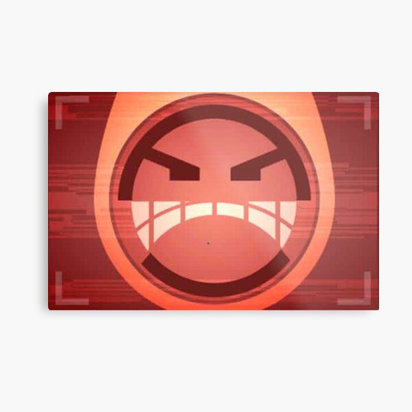 "Angry Pathfinder Face Apex Legends Blue" Metal Print for Sale by ...