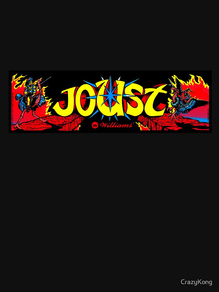 "Joust Arcade Game" T-shirt for Sale by CrazyKong | Redbubble | joust t ...
