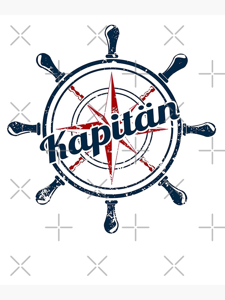 Lámina fotográfica «Capitán Capitán marinero patrón capitán barco ...