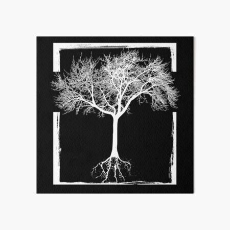 "Mother nature | Tree habitat frame tree roots" Art Board Print for ...