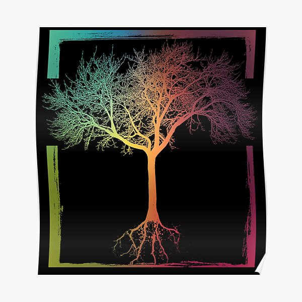 "Mother nature | Tree habitat frame tree roots" Poster for Sale by ...