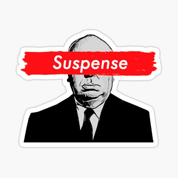 "Suspense " Sticker for Sale by MaxCorona | Redbubble