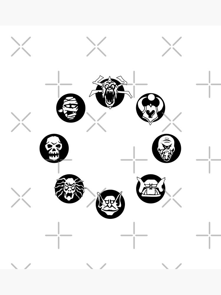 "Vintage Heroquest Monsters" Poster by XeRose | Redbubble