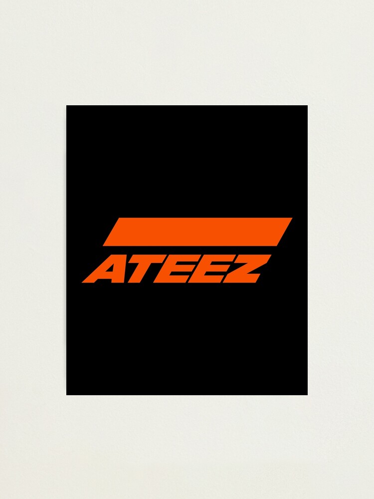 "KPOP BOY GROUP ATEEZ OFFICIAL LOGO" Photographic Print for Sale by ...