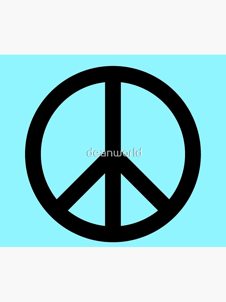 Lámina fotográfica «Símbolo de paz del desarme nuclear» de deanworld ...