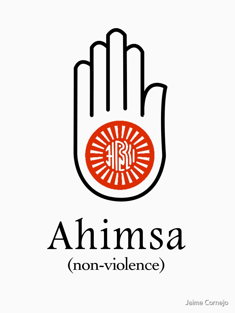 "AHIMSA" T-shirt for Sale by Yago | Redbubble | consistent life ethic t ...