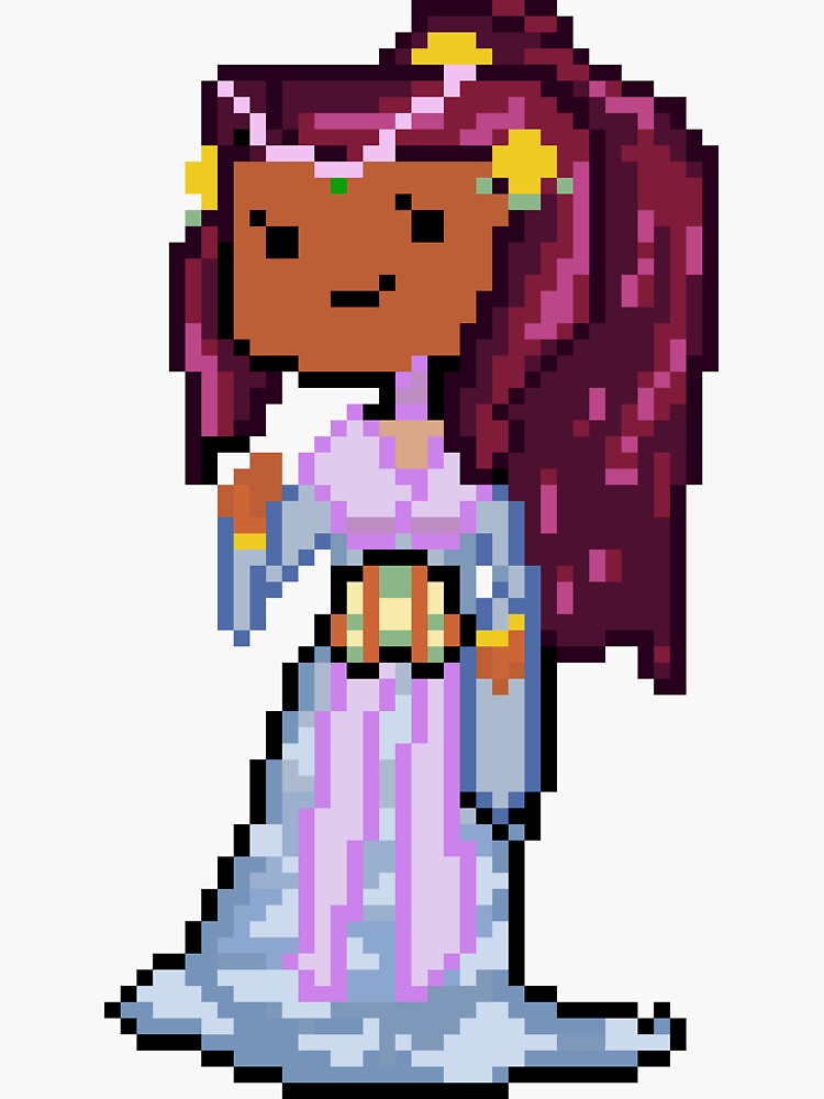 "Pixel Nadia" Sticker for Sale by frantastic-tm | Redbubble