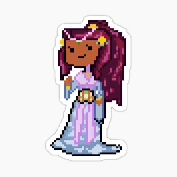 "Pixel Nadia" Sticker for Sale by frantastic-tm | Redbubble