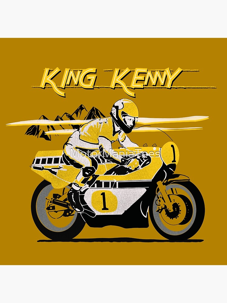 "The Legendary King Kenny Motorcycle Racer Design by MotorManiac ...