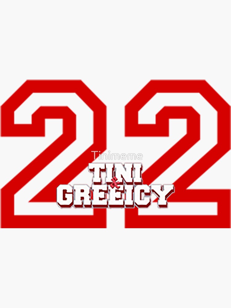 "TINI & GREEICY 22 " Sticker for Sale by Tinimeme | Redbubble