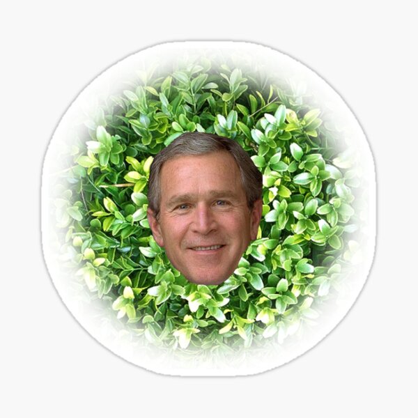 "george bush" Sticker for Sale by linerica6213 | Redbubble