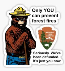 Only You Can Prevent Forest Fires Stickers | Redbubble