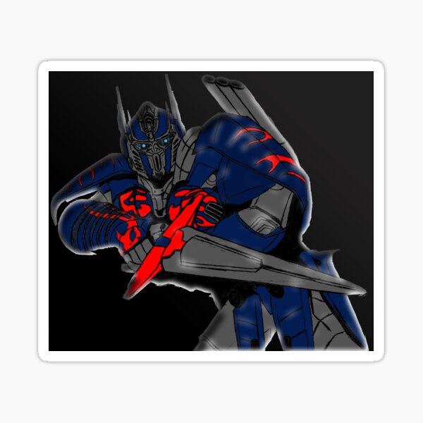 "Optimus Prime" Sticker for Sale by CraigMatthews | Redbubble