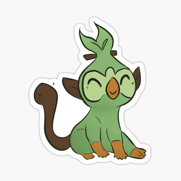 "Grookey" Sticker by Graceafur | Redbubble