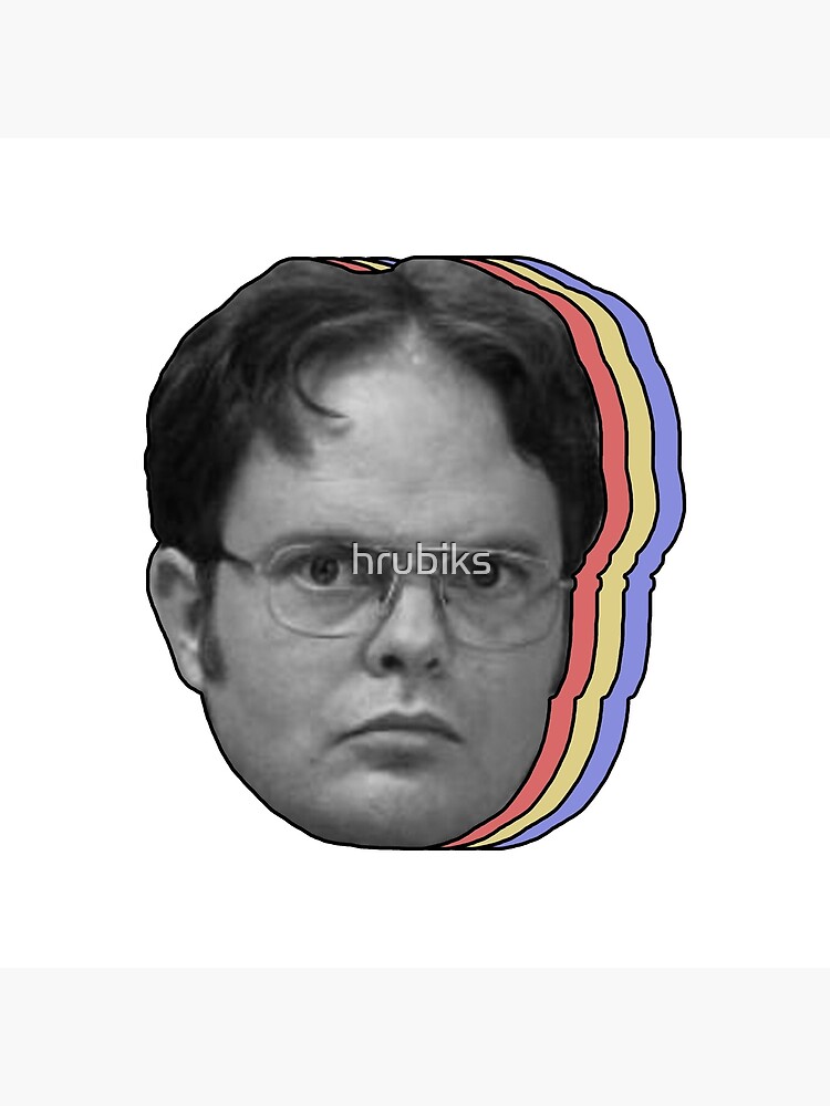 "Dwight's Head" Poster by hrubiks | Redbubble