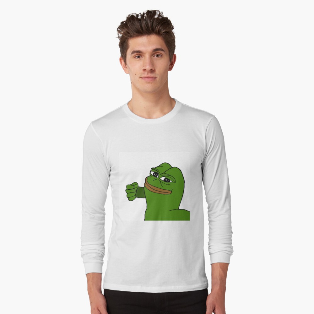 "Pepe throwing hands" Sticker for Sale by SuburbanLife | Redbubble
