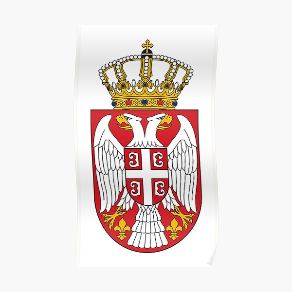 Coat Of Arms Of Serbia Posters | Redbubble
