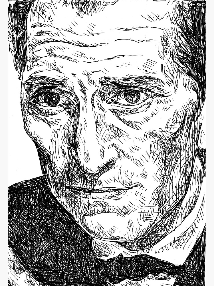 "Peter Cushing Drawing - Horror Movie Star Series" Poster by ...