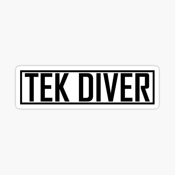 "Tek Diver " Sticker by HiddenStar02 | Redbubble