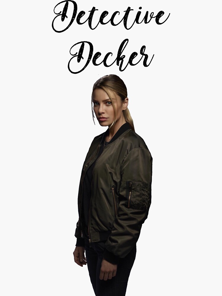 "Detective Chloe Decker" Sticker for Sale by angelinamariav | Redbubble