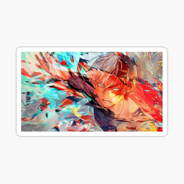 "My Hero Academia - Shoto Todoroki 4" Sticker by lam93 | Redbubble