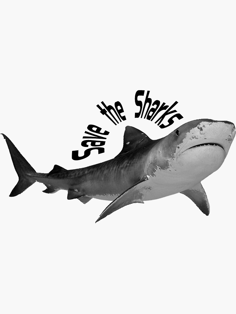 "Save the Sharks " Sticker for Sale by faunbon | Redbubble