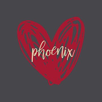 "phoenix heart 2" Sticker for Sale by Sydneywhitson | Redbubble