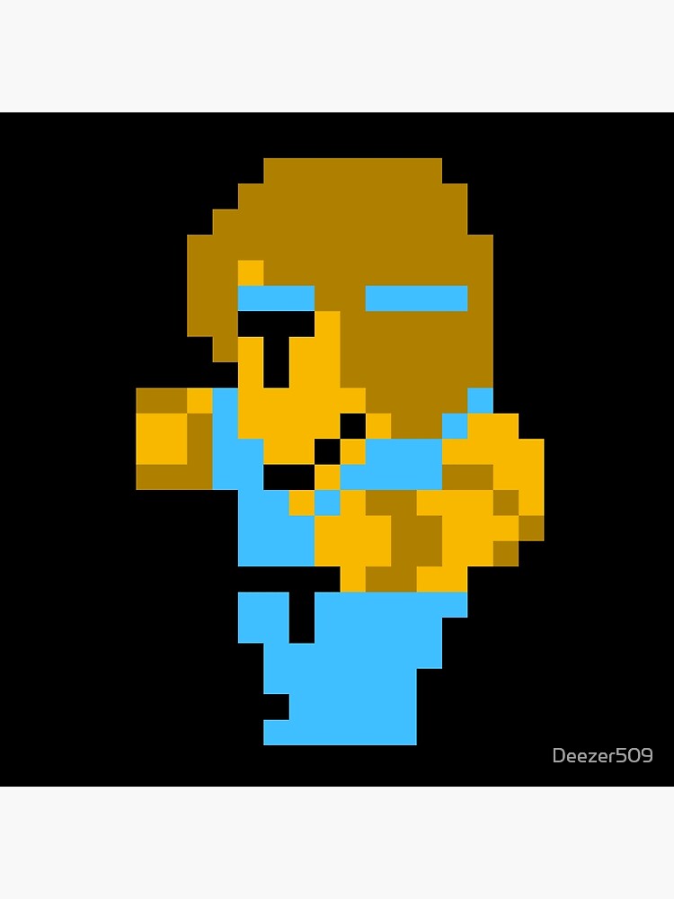 "Black Belt / Monk sprite" Poster by Deezer509 | Redbubble