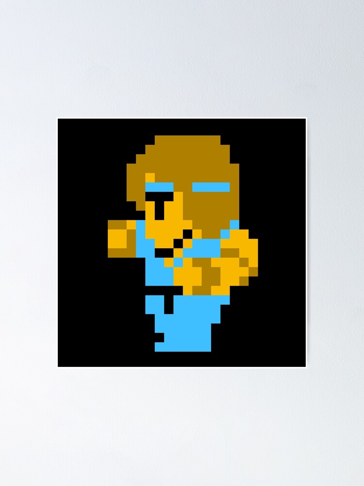 "Black Belt / Monk sprite" Poster by Deezer509 | Redbubble