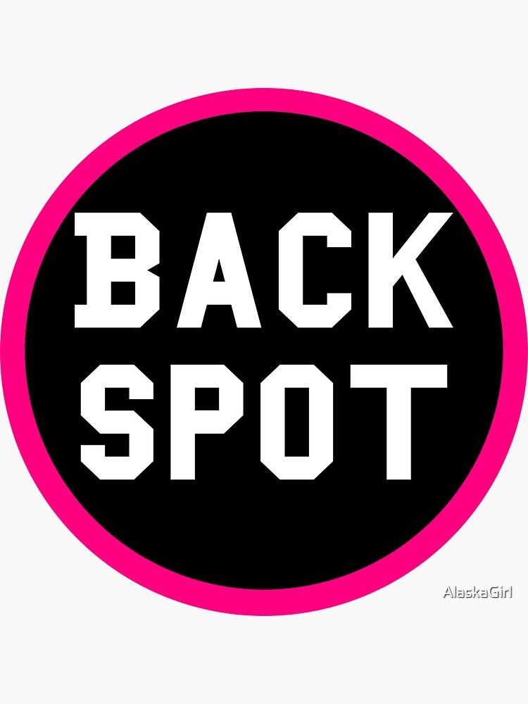 "Back Spot Cheerleader Cheer" Sticker by AlaskaGirl | Redbubble