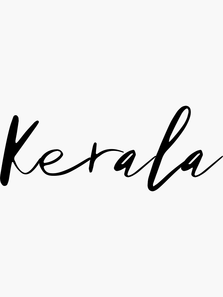 "Kerala" Sticker for Sale by FTML | Redbubble