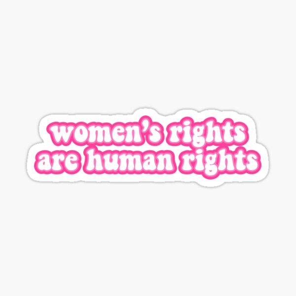 "Women's Rights" Sticker for Sale by Leilasayan | Redbubble