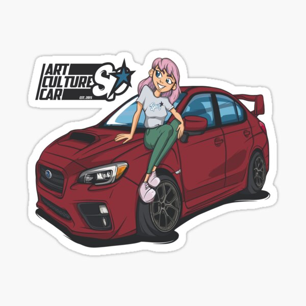"Subie Girl" Sticker for Sale by SprayPatrick | Redbubble