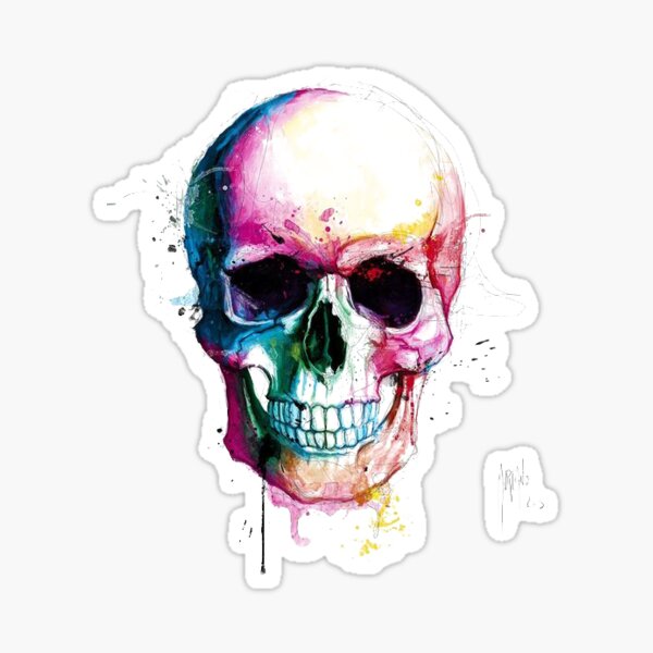 "Skull Art Tattoo" Sticker for Sale by CoolStuffDepot | Redbubble