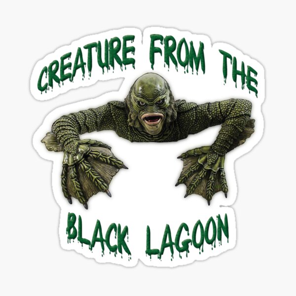 "CREATURE from the BLACK LAGOON" Sticker for Sale by frenchfri70x7 ...