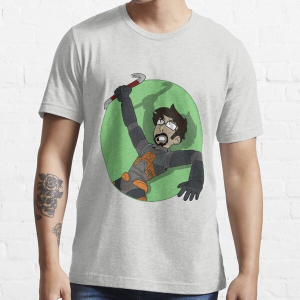 "Gordon Freeman" T-shirt for Sale by cakedeezines | Redbubble | half ...