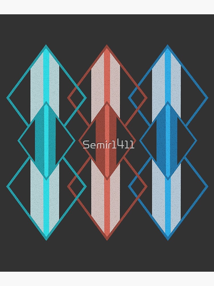 "Triad Shapes" Poster by Semir1411 | Redbubble
