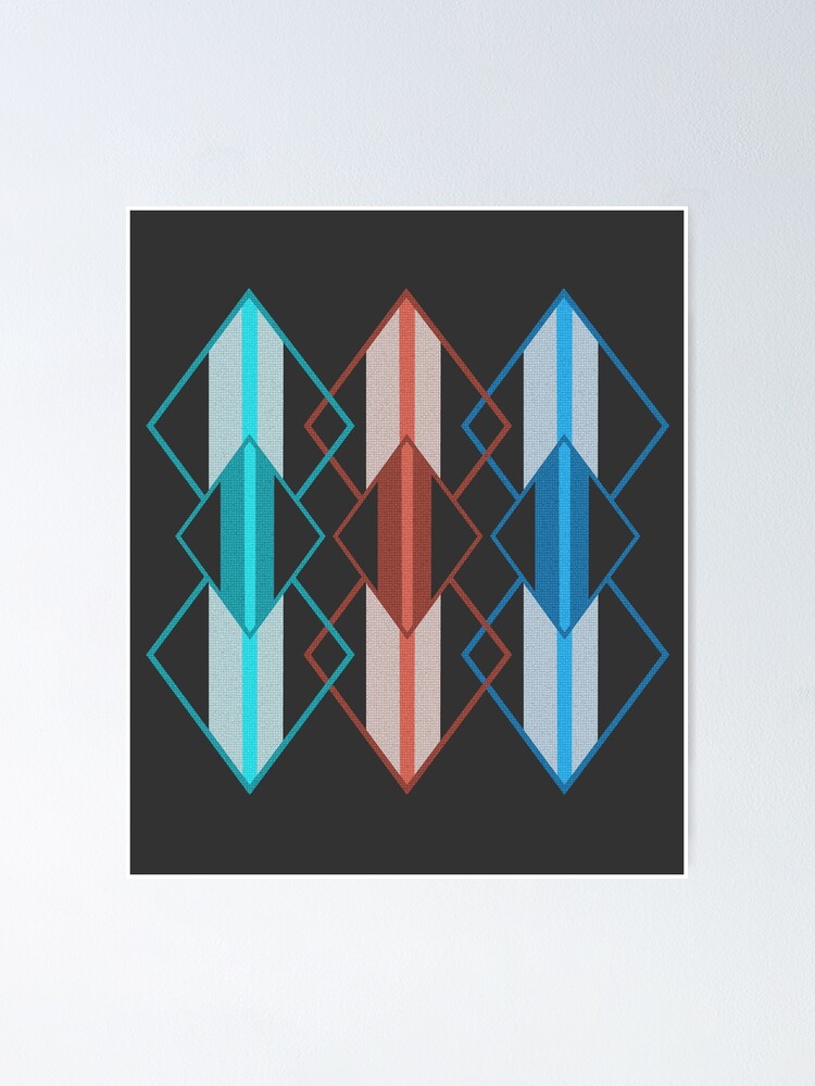 "Triad Shapes" Poster by Semir1411 | Redbubble