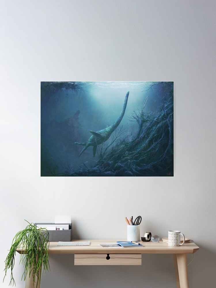 "Cooling off with Vegasaurus" Poster for Sale by Mark Witton | Redbubble